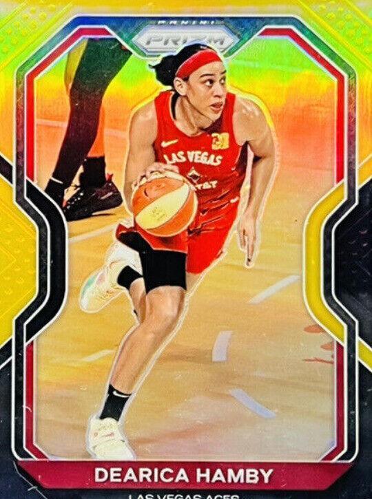 2021 Panini Prizm WNBA - Dearica Hamby #43 Black Gold Prizm /5 for sale ...