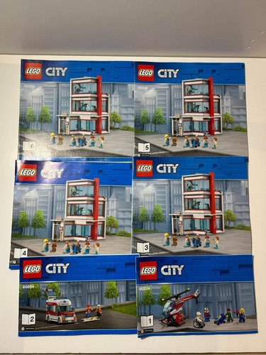 Lego City 60204 Hospital - MANUALS ONLY 1 - 6 | eBay
