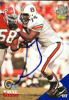 Wayne Gandy autographed Football Card (Auburn) 1994 Classic #18 | eBay