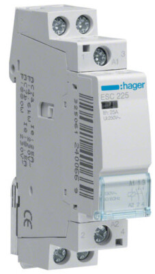 Hager Electrical Hager ESC225 | 25Amp 2 Pole Contactor 240V | 2 N/O ...