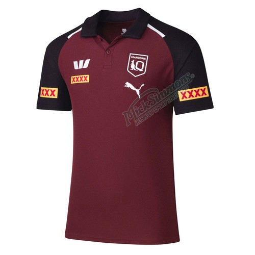 Queensland Maroons 2024 Men's Polo State of Origin NRL Rugby League by ...