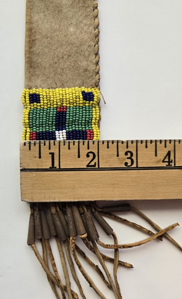 Antique Native American Indian Beaded Pipe Tobacco Bag Sioux or Apache ...