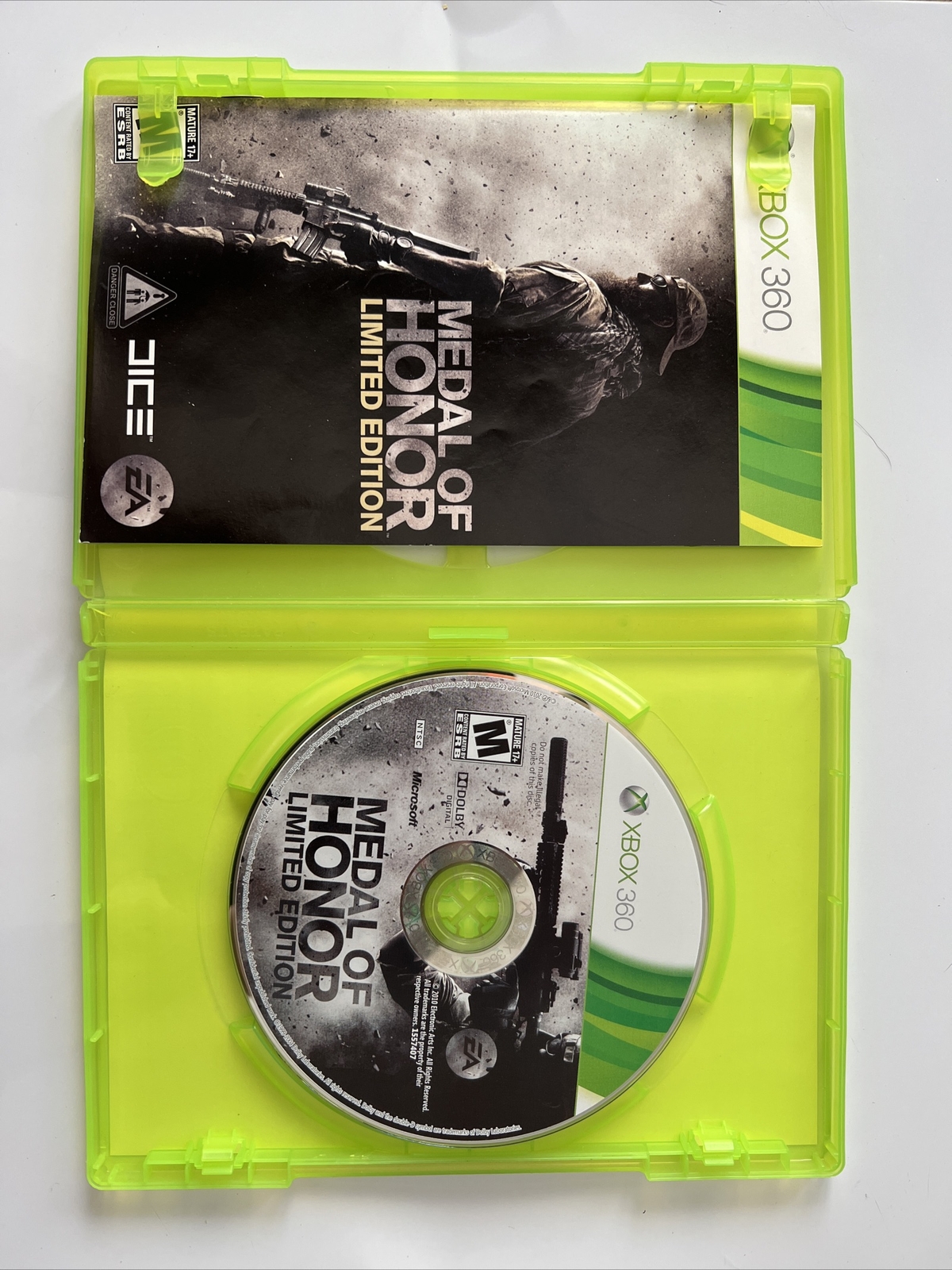 Medal of Honor Xbox 360 Game Limited Edition With Manual 14633155747 ...