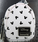 DISNEY LOUNGEFLY NUIMOS MICKEY MOUSE ICONS FAUX LEATHER PLUSH TOY MINI ...