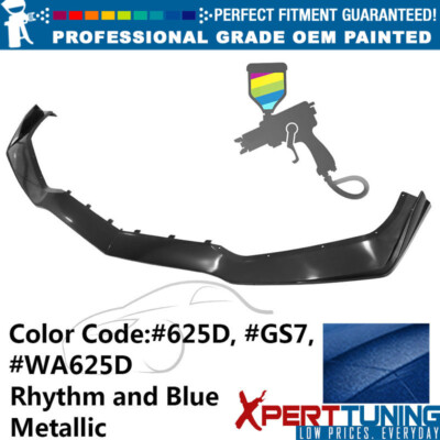 Fits 14-19 Chevrolet Corvette C7 ZR1 Style Front Bumper Lip Painted # ...