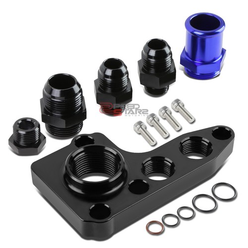 BOLT-ON REMOTE OIL FILTER RELOCATE ADAPTER KIT FOR 91-12 FORD MODULAR ...
