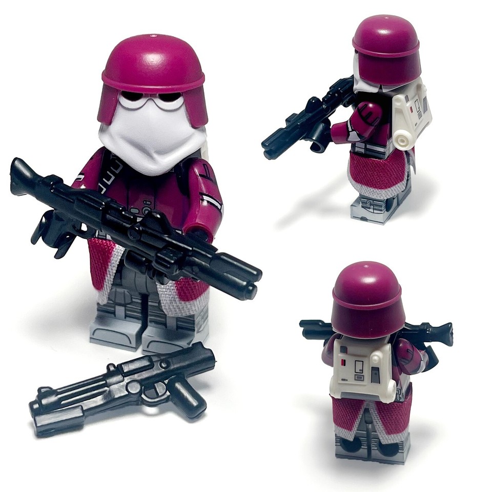 Custom Lego Galactic Marines 21st Nova Corps Star Wars Purple Clone ...