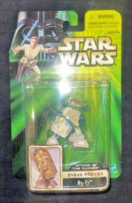 Star Wars R3-T7 Sneak Preview Attack Of The Clones Hasbro 2001 action ...