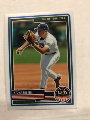 2023 Panini Stars & Stripes USA Baseball (Optichrome) 59 Stone Russell ...