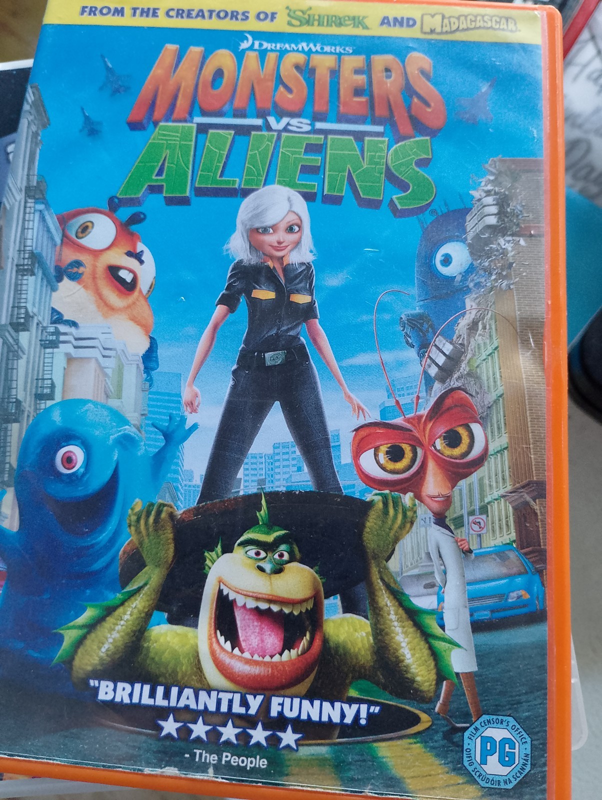 Monsters Vs Aliens DVD Animation & Anime (2009) Bob Letterman Quality ...