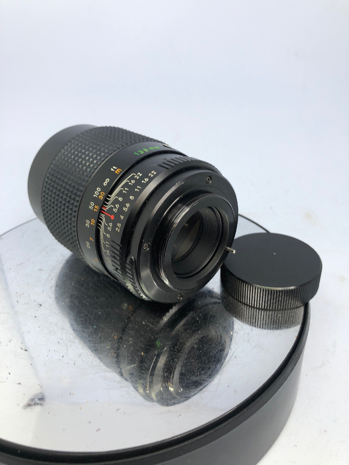 CHINON CS 35mm SLR FILM CAMERA WITH 2 Lenses 50mm,135mm+Bag+Manual#BB6 ...