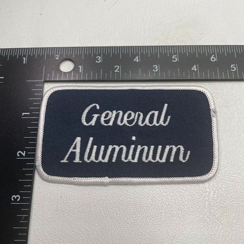 GENERAL ALUMINUM PATCH Recovered / Recycled Used Uniform Patch 28N | eBay