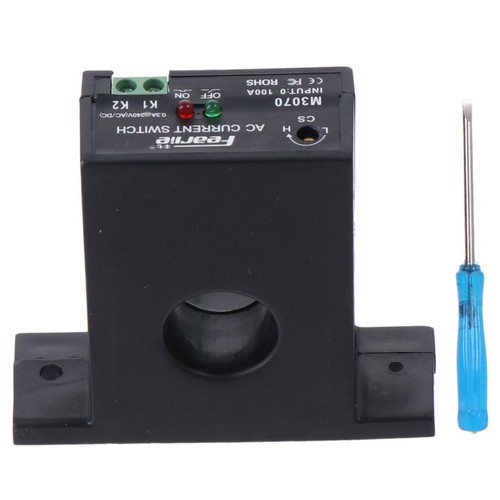 Plastic Current Sensing Relay 0-100A Monitoring Relay Current Detection ...