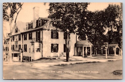Massachusetts Amherst The Lord Jeffery Inn Vintage Postcard | eBay