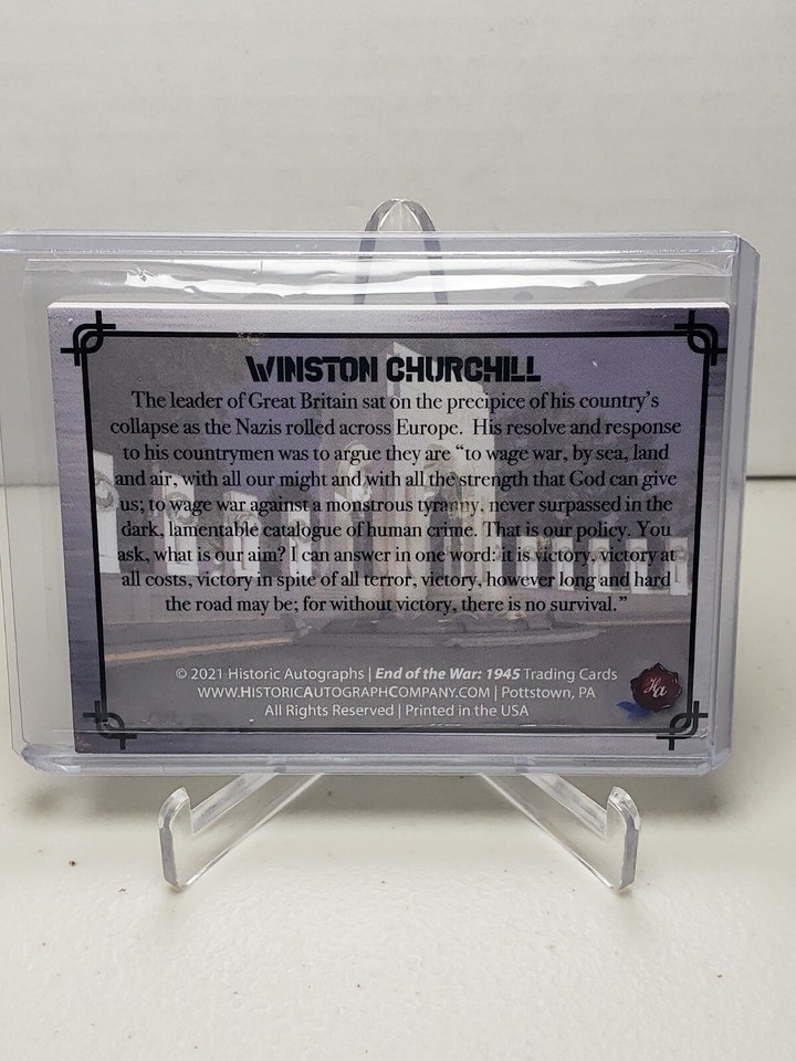 2021 Historic Autographs Winston Churchill Coin Relic | eBay