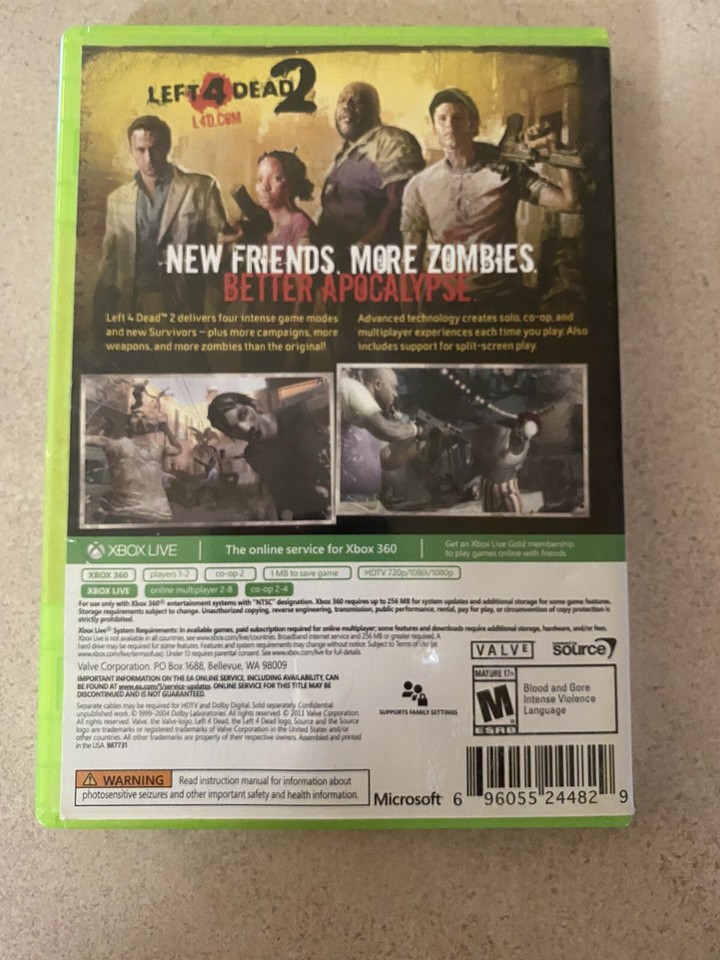 Left 4 Dead 2 (Xbox 360, 2009) 14633098778 | eBay