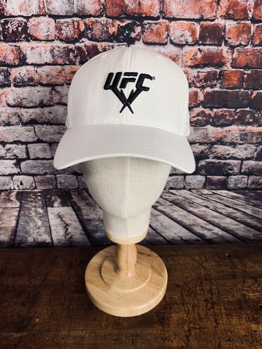 UFC Flexfit White Baseball Hat Cap Size L/XL EUC! | eBay