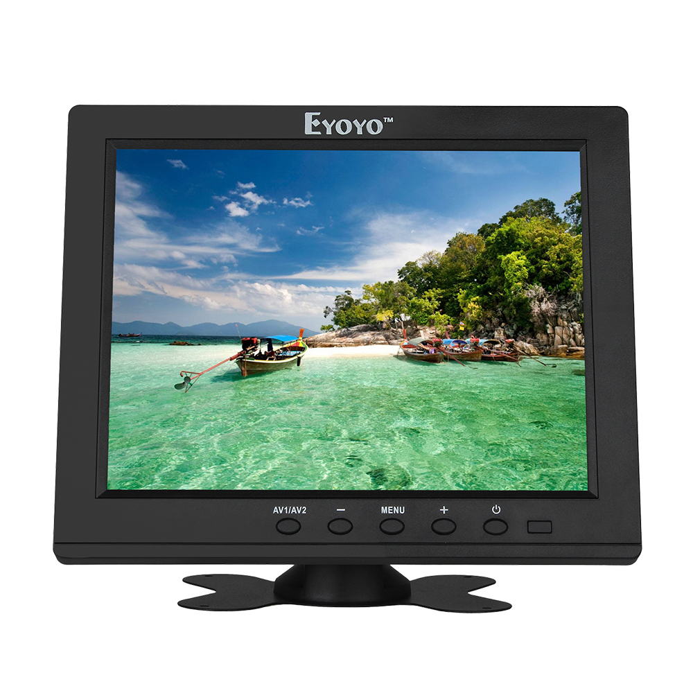 Mini 8" inch TFT LCD Color 800x600 Monitor HDMI BNC AV VGA For CCTV DVR ...