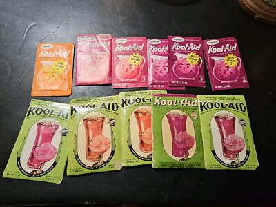 Lot of 11 Vintage Kool Aid Packs - Variety of Flavors - 40's To 70's | eBay