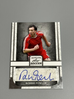Robbie Fowler 2022 Leaf Ultimate /19 Silver Auto Autograph BA-RF1 ...