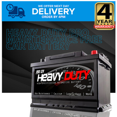 Pro Heavy Duty 075 Car Battery 4 Year Warranty | eBay UK