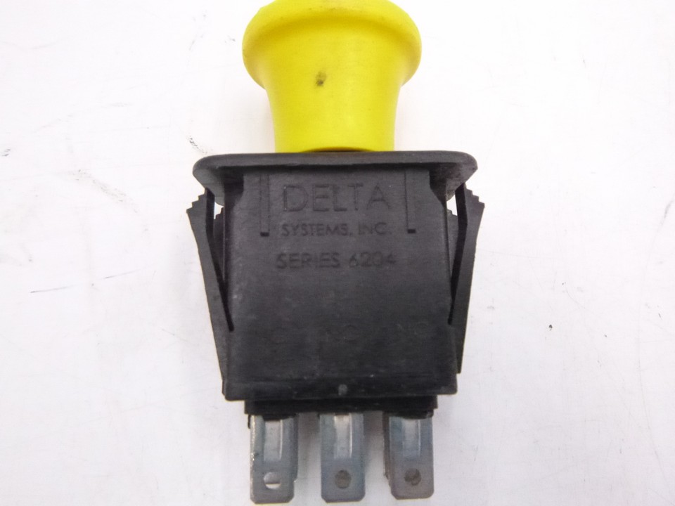 3 Pack Delta Systems PTO Switch Push Pull 6204 8 Terminal Yellow Switch ...