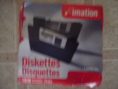 Imation Diskettes IBM Formatted 2HD 1.44MB 3.5" DS HD Factory Sealed 10 ...