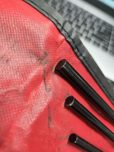 Snap On 6 pc Long Pin Punch Set PPCL60BK w/ Pouch KB2184 (Missing 5/32 ...