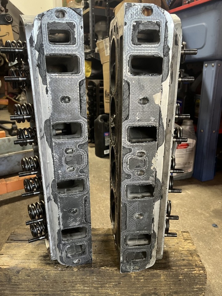 Ford 302 351W 175cc 62cc Aluminum Cylinder Heads GT40 Edelbrock Mustang ...