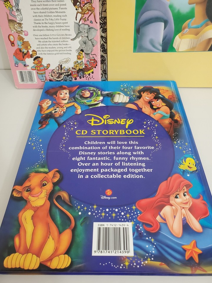 Disney CD Storybook – Lion King, Little Mermaid, Toy Story, Aladdin G ...