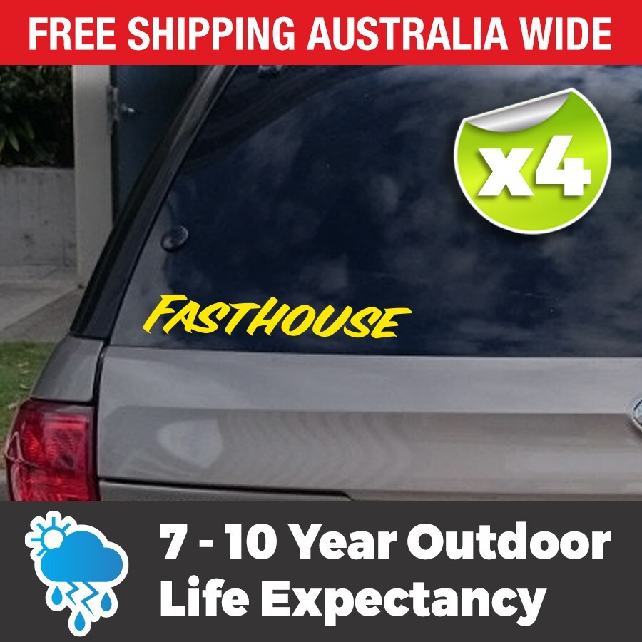 FASTHOUSE x 4 STICKER Motocross KI UNIT MX KTM YZ CR KX RM DIRTBIKE 4X4 ...