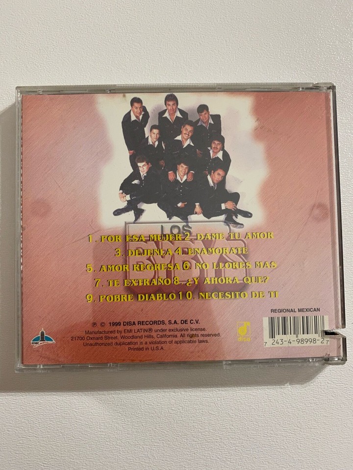 Los Bybys Por Eas Mujer CD 1999 Disa Records Promo Copy 724349899827 | eBay