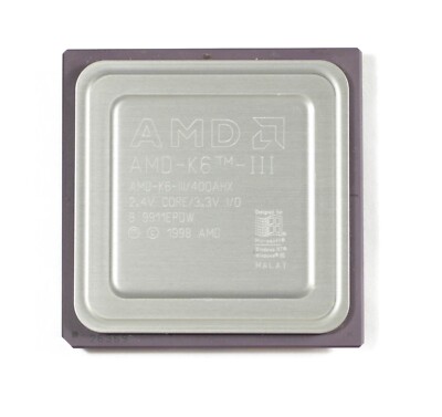 Socket 7 CPU - AMD K6-III 400MHz - AMD-K6-III/400AHX - TESTED | eBay