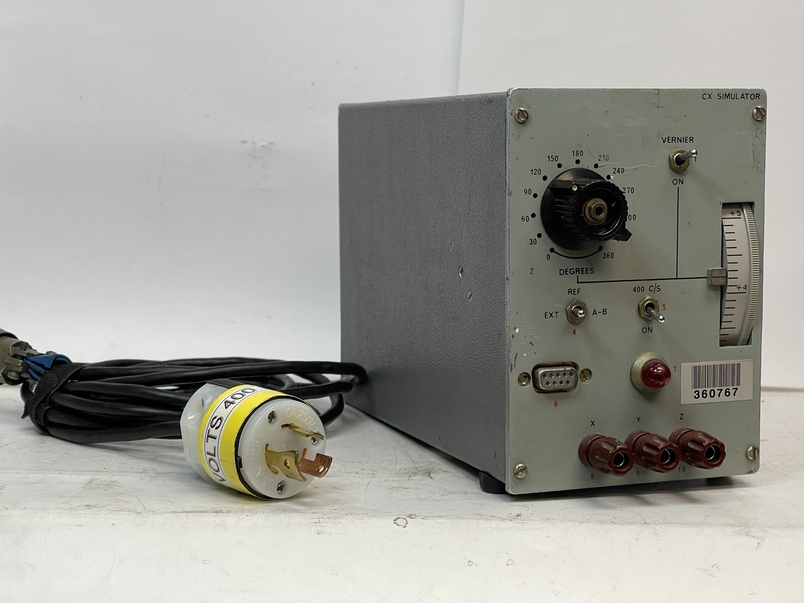 VINTAGE SMITHS CX SIMULATOR CODE NO. 1135/1 TE, 115V 400HZ WITH POWER ...