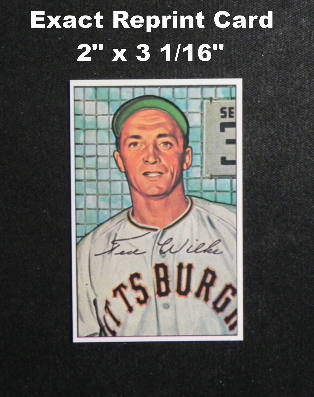 TED WILKS Dover Reprint of 1952 Bowman Card #138 _ EXACT CARD (A) | eBay