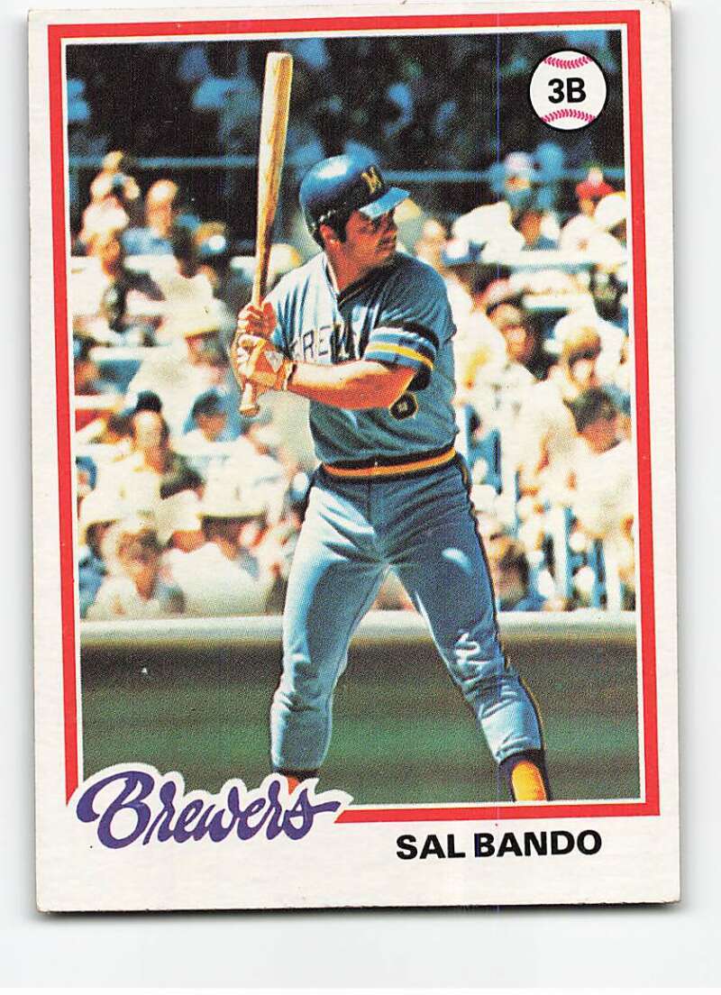 1978 Topps #265 Sal Bando VG/EX Very Good/Excellent Brewers DP ID ...