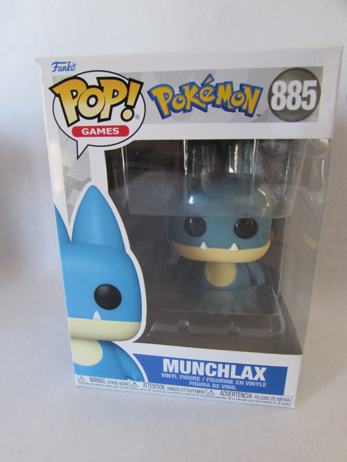 Funko Pop Games Pokemon MUNCHLAX #885 Vinyl Figure Brand New In Box | eBay