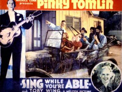 Sing While You're Able lobby card Pinky Tomlin 1937 OLD MOVIE PHOTO ...