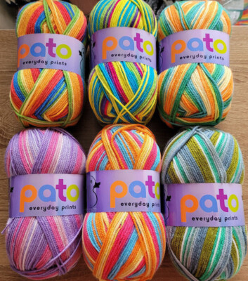 Cygnet Pato Everyday Prints - DK Knitting Wool Yarn - 12 colours Baby ...