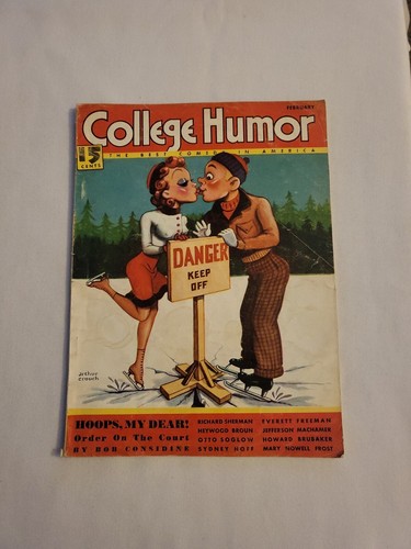 1938 February, College Humor Magazine, Everett Freeman, (CP135) | eBay