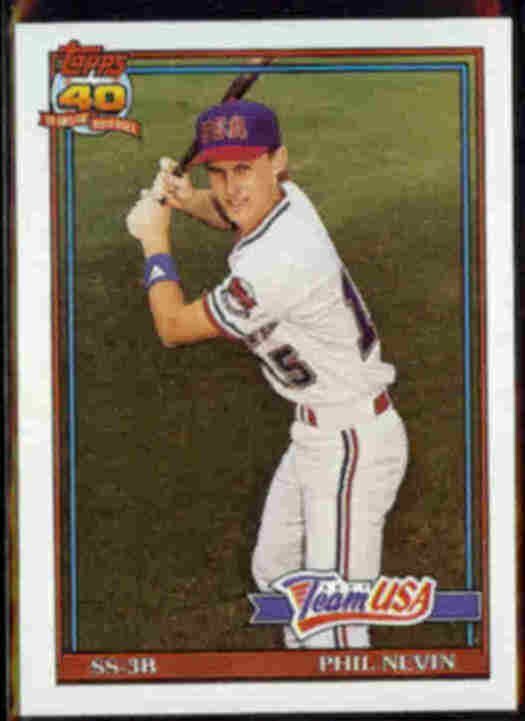 PHIL NEVIN 1991 Topps Traded USA #83T. CAL-STATE FULLERTON | eBay