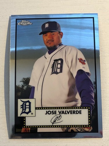 2021 Topps Chrome Platinum Anniversary Jose Valverde Tigers 676 | eBay