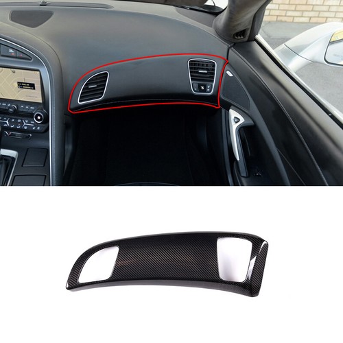 Real Carbon Fiber Dashboard Panel Decor Cover for Corvette C7 2014-19 ...