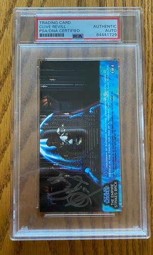 Clive Revill Emperor Palpatine Signed 1997 Topps Star Wars Trilogy #4 ...