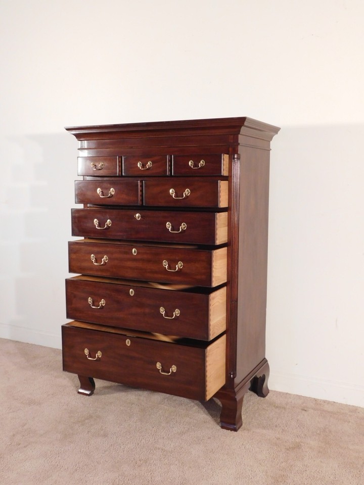 Henkel Harris Mahogany #29 Finish New Market #175 Tall Chest Dresser ...