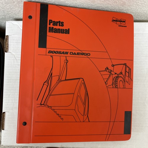 Daewoo Doosan Solar S55-V Plus Midi Mini Excavator Parts Catalog Manual ...