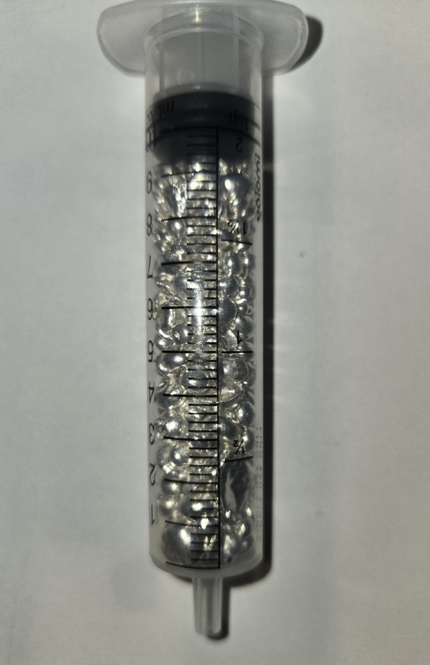 Special Spot Price! .999 Fine Silver Shot In Plastic Syringe. Over 1.5 ...