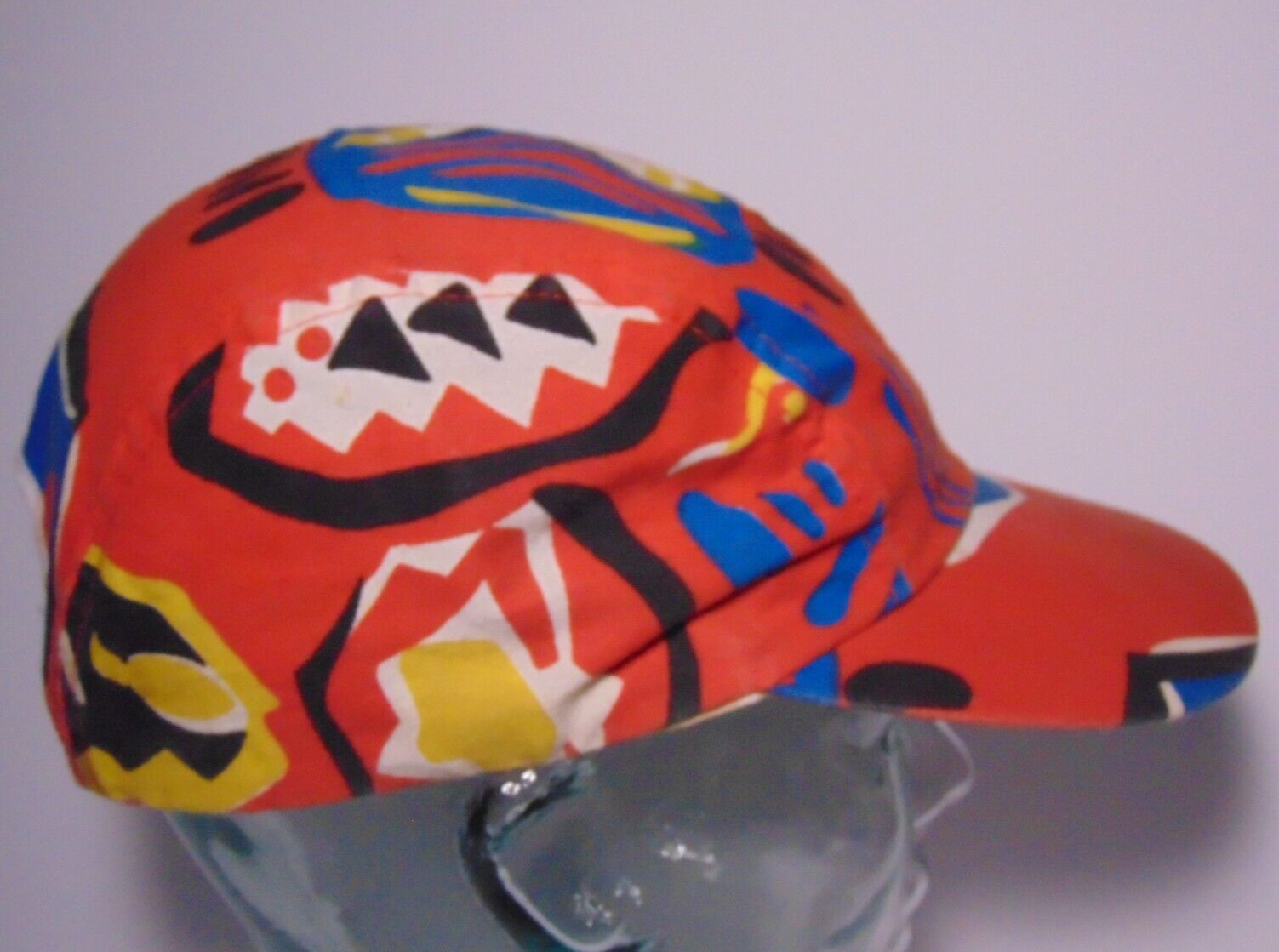 Vintage Wendy's Fast Food Work Hat Art 5 Panel Snapba… - Gem