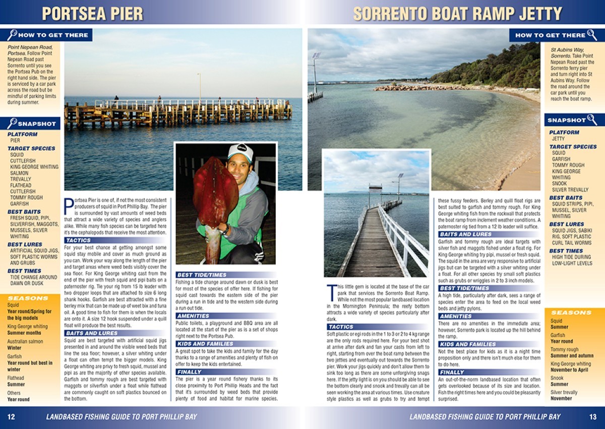 AFN LANDBASED PORT PHILLIP BAY FISHING GUIDE - SEA FISHING - DETAILED ...