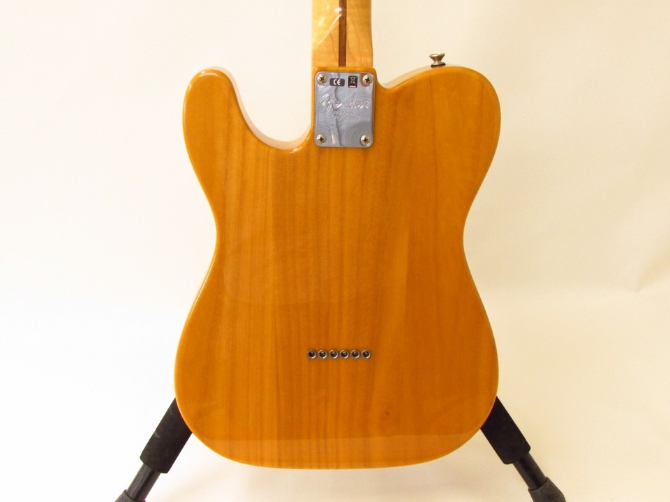 Fender Select Carved Maple Top Telecaster Amber 2012 Used Maple Neck w ...